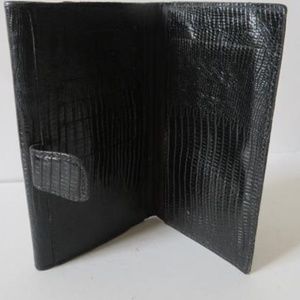 ANN TURK | Bags | Glen Miller For Ann Turk Black Leather Wallet | Poshmark